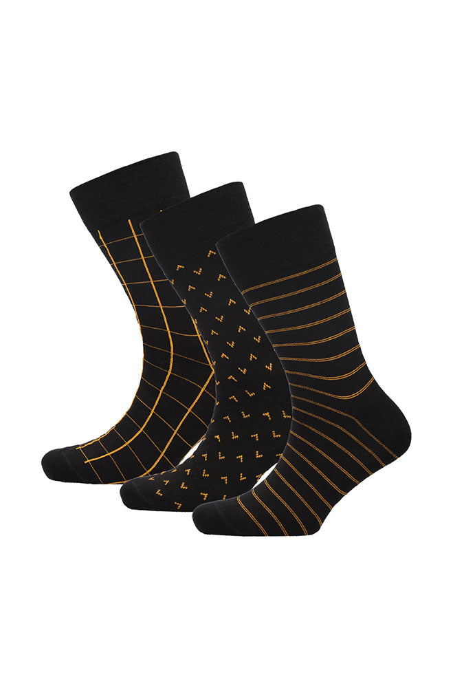 Zaid Socks 3pk Black _ 150099 _ Black – Dunns