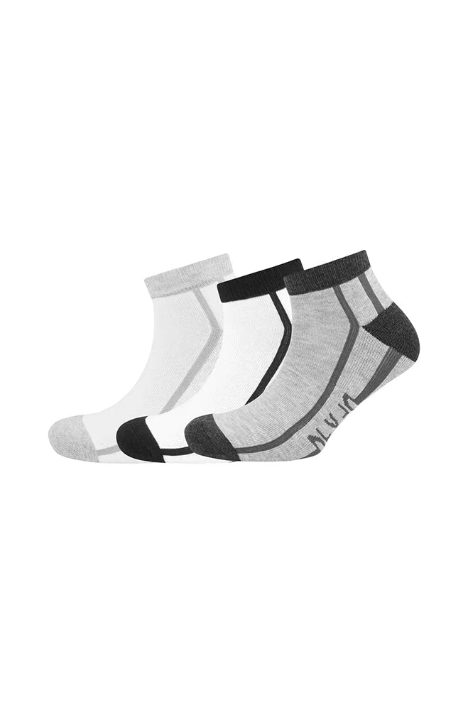 Dunns Clothing | Maison Trainer 3pk _ 153044 _ White | R79